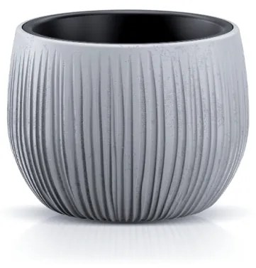 PROSPERPLAST Květináč - BETON BOWL Průměr: 18 cm, Barva: beton