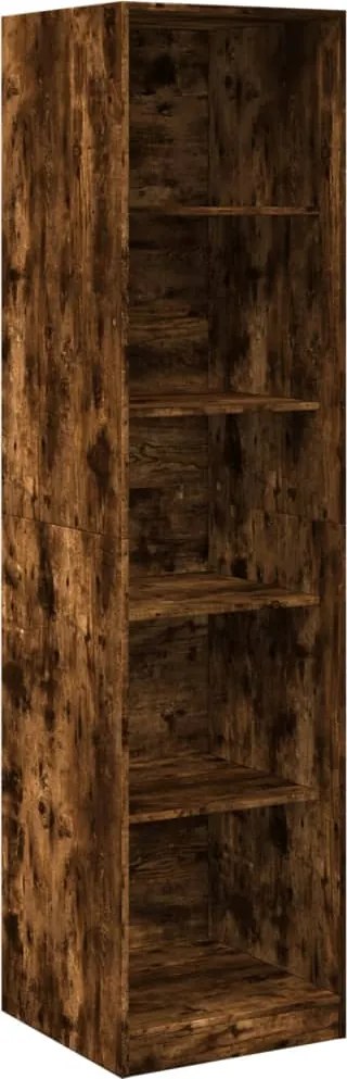 Šatní skříň kouřový dub 50 x 50 x 200 cm kompozitní dřevo 3307715
