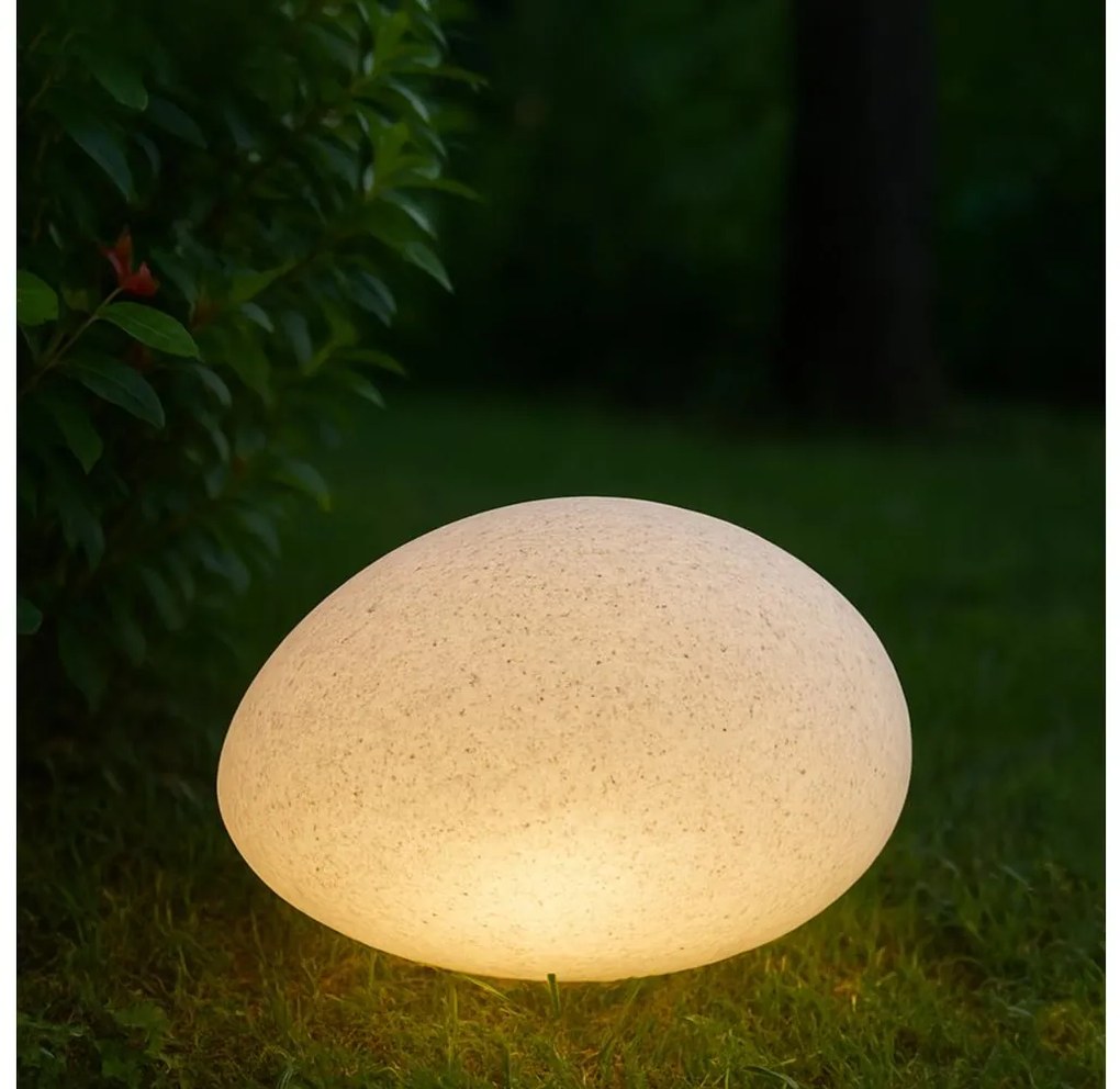 Venkovní dekorační svítidlo LUMISTONE 1xE27/15W/230V IP65 pr. 26,5 cm