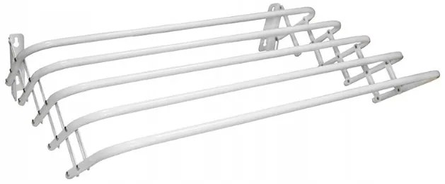 Erga Model 103 super, nástěnný rozkládací sušák prádla 60,5x9x15 cm, bílé, ERG-SEP-10SUSHARSUP60