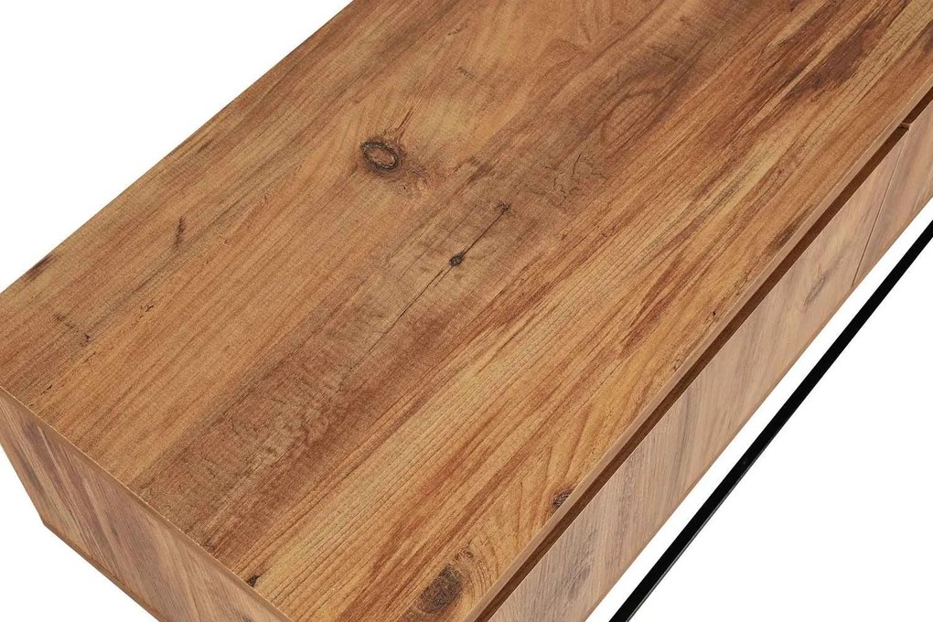 Designový TV stolek Olesia 180 cm vzor ořech