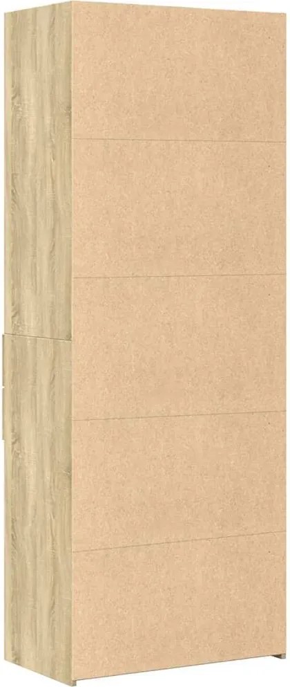 Skříň highboard dub sonoma 70 x 42,5 x 185 cm kompozitní dřevo 3281422