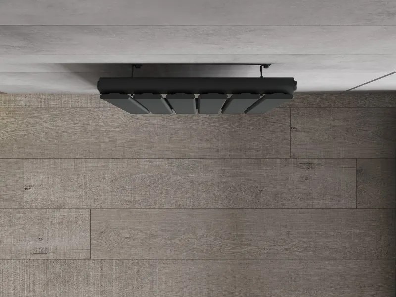 Mexen Boston dekorativní radiátor 1200 x 452 mm, 611 W, antracit - W213-1200-452-00-66