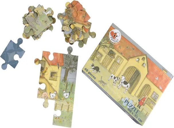 Egmont toys Podlahové puzzle Farma 40 dílků