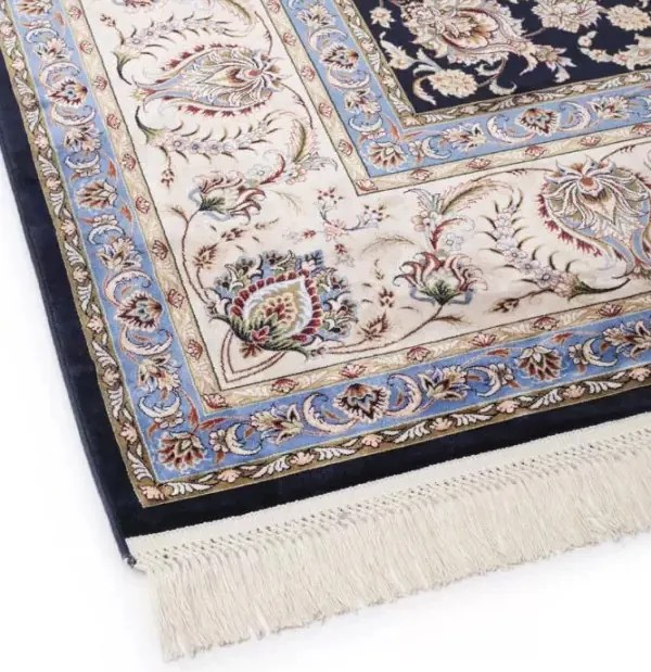 BE Koberec Anatolia Silk 66524 BLUE - modrý obdélníkový Rozměr: 80x150 cm