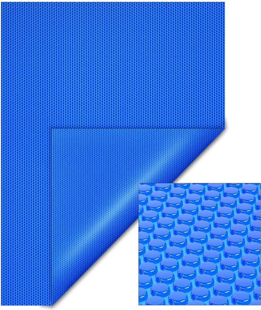 Bazénová fólie Wiltec – 5 × 8 m, modrá (61729)