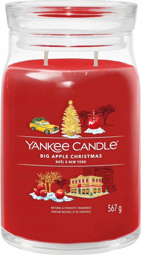 Big Apple Christmas Yankee Candle velká svíčka 2 knoty novinka 2024