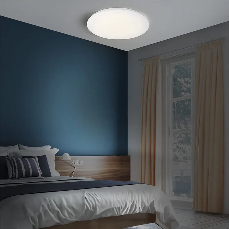 Solight LED stropní světlo Plain, 15W, 1200lm, 4000K, kulaté, 26cm