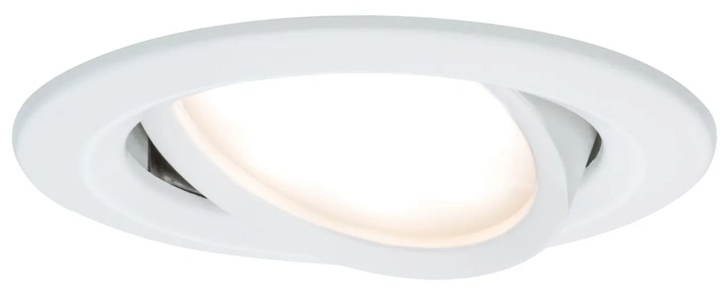 Paulmann 93485 LED Coin Nova round, set kulatých bodovek v bílé úpravě, 3x6,5W LED 2700K tříkrokové stmívání, prům.8,4cm