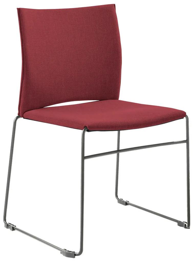 XXXLutz ŽIDLE, šedá, červená ABC Design - Jídelní židle