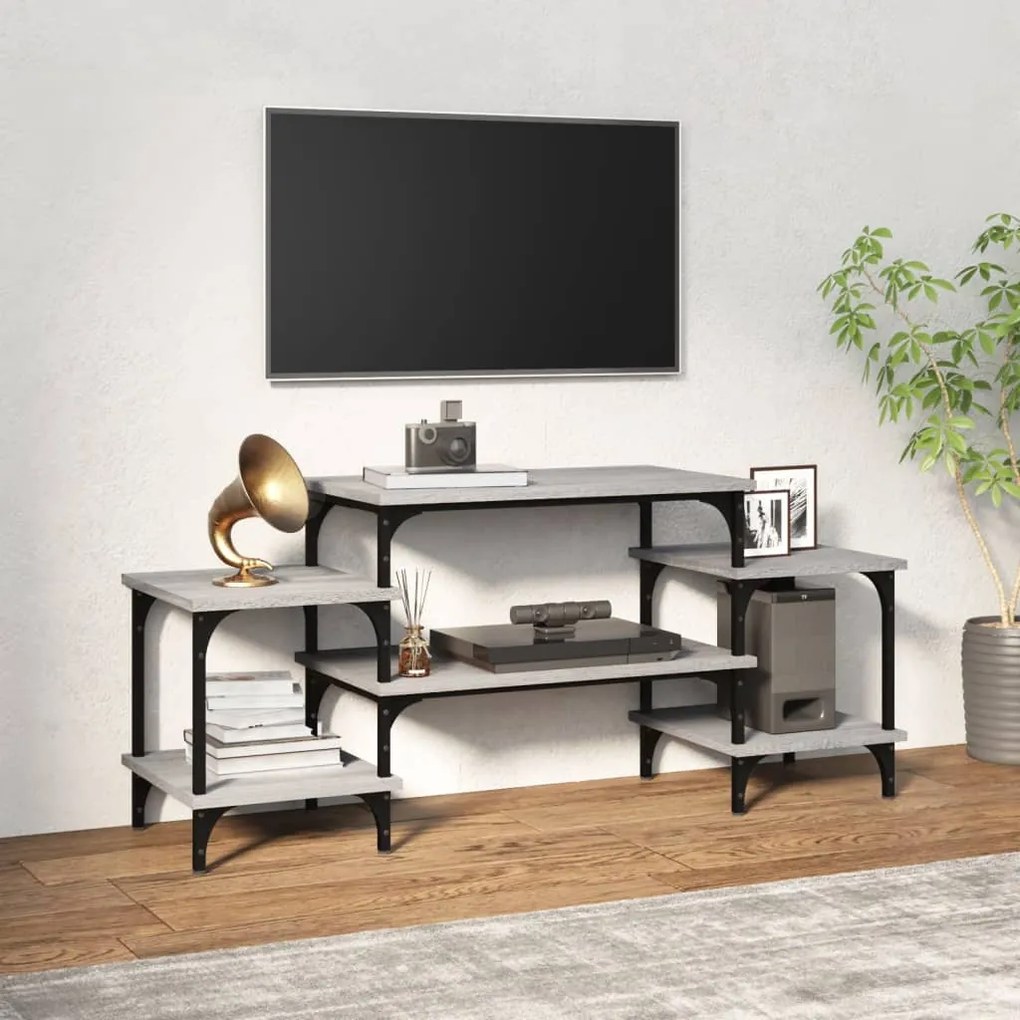 TV skříňka šedá sonoma 117 x 35 x 52 cm kompozitní dřevo