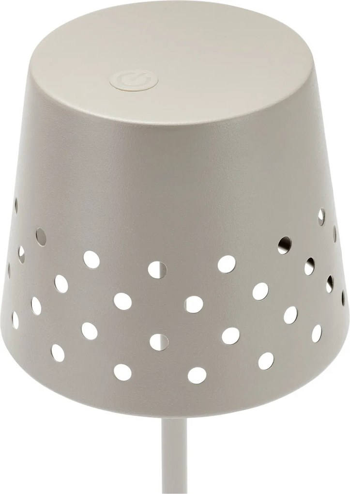Tchibo - Stojací lampa LED z kovu - barva: béžová