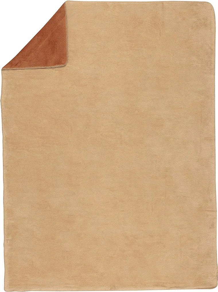 Deka Cotton Cloud 150x200cm Cognac&amp;Beige
