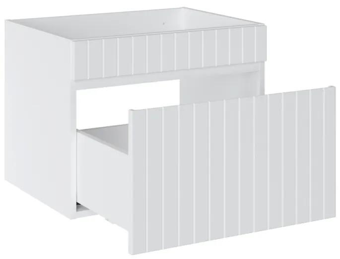 COMAD Závěsná skříňka pod umyvadlo - ICONIC 82-60 white, šířka 60 cm, matná bílá