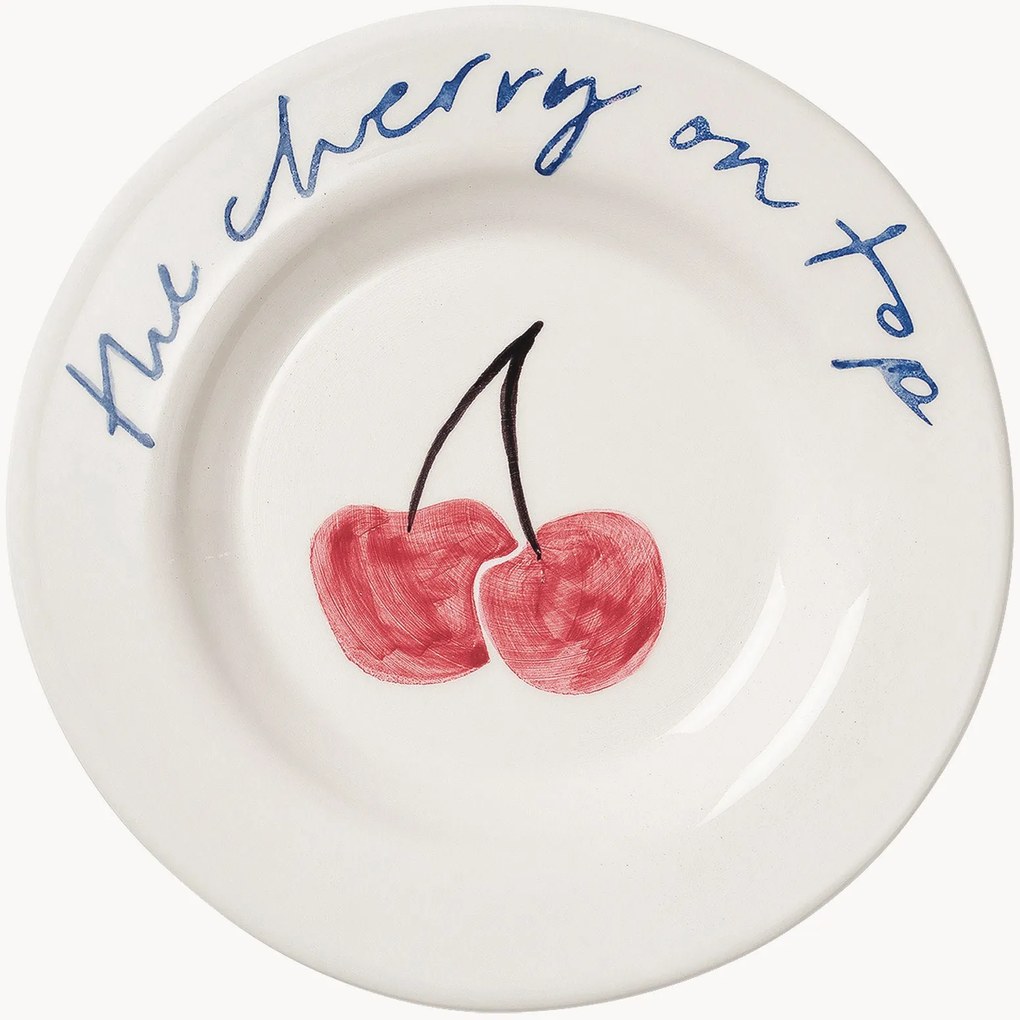 Ručně malovaný dezertní talíř Cherry