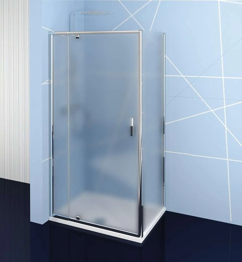 Polysan Easy Line - Sprchový kout 80-90x70 cm, L/P varianta, sklo Brick/chrom EL1638EL3138