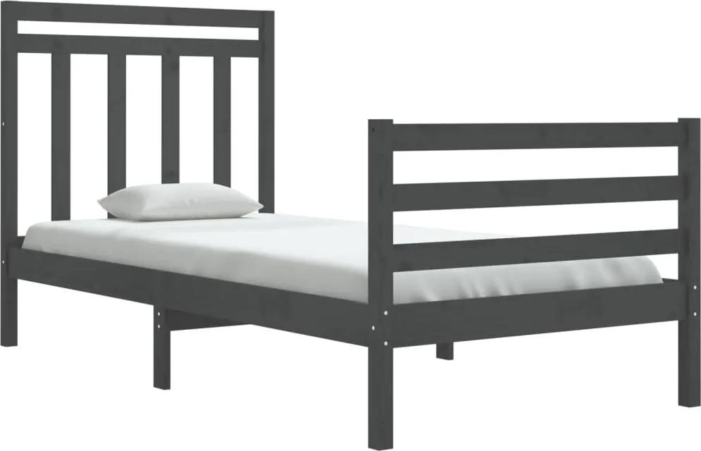 vidaXL Rám postele masivní dřevo 90 x 190 cm Single [3105283] Barva: Přírodní