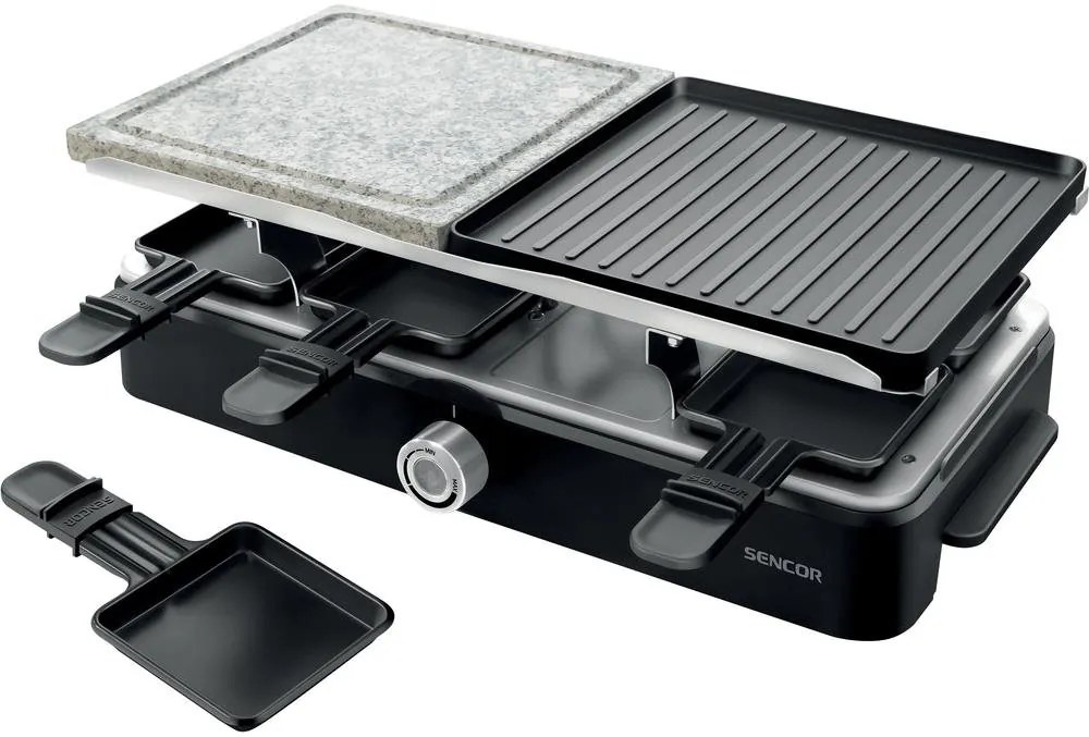 Elektrický gril sencor sbg 0260bk raclette gril