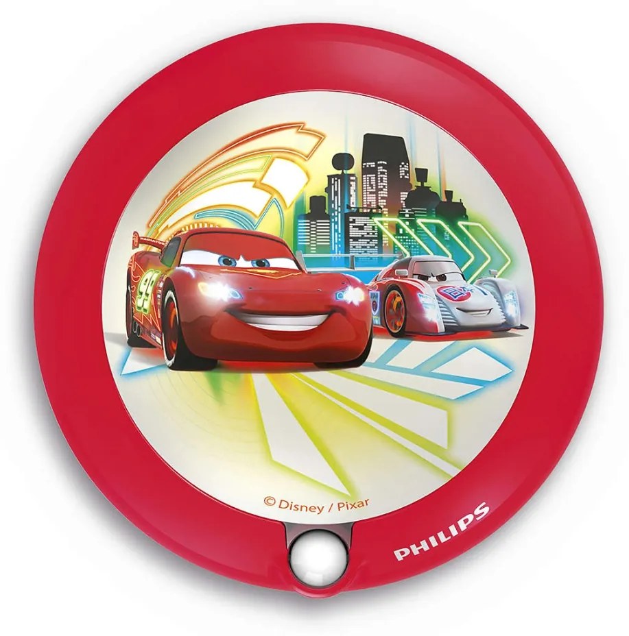 Philips 71765/32/16 - Dětské orientační LED svítidlo DISNEY CARS 1xLED/0,06W/3V