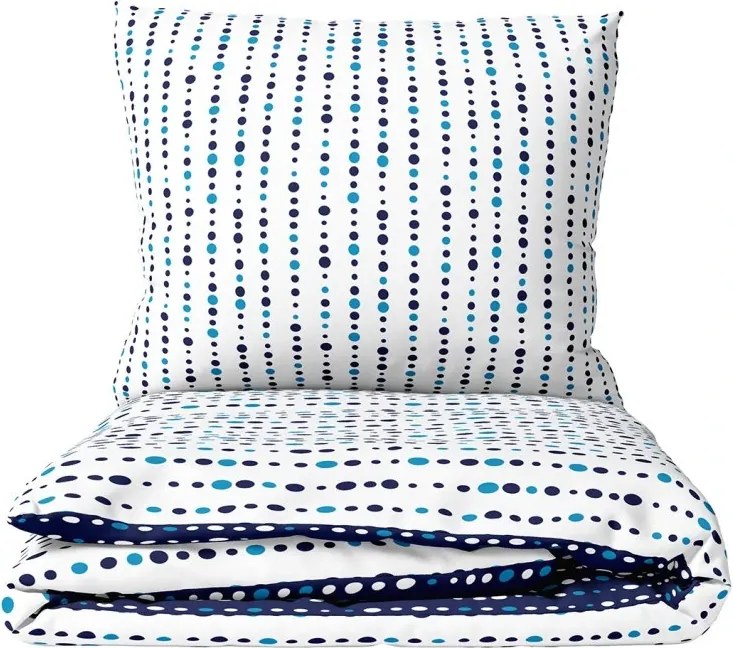 TipTrade s.r.o. Flanelové povlečení Ledové puntíky 140x200 + 70x90