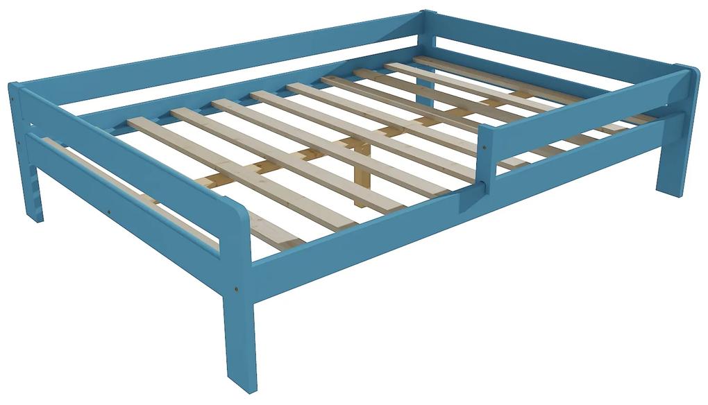 Vomaks Dětská postel se zábranou VMK003C KIDS Rozměr: 100 x 200 cm, Barva: barva modrá