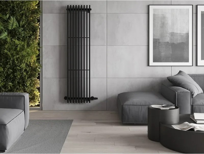 Mexen Aurora dekorativní radiátor 1800 x 450 mm, 1347 W, černý - W212-1800-450-00-70