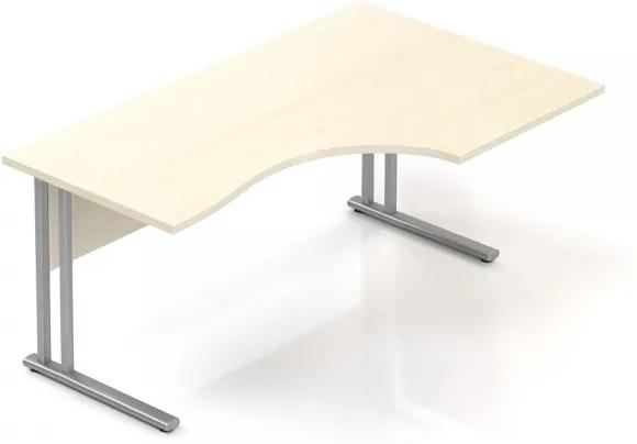 Ergonomický stůl Visio 160 x 100 cm, pravý javor
