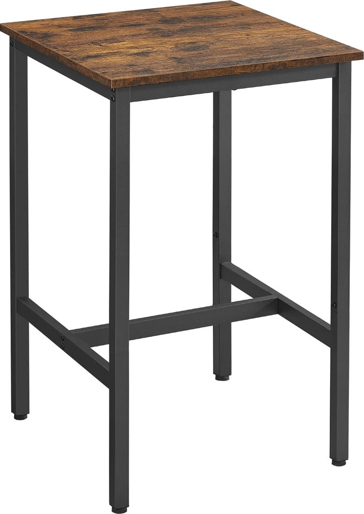 XXXLutz BAROVÝ STŮL, hnědá, černá, 60/60/90 cm Boxxx - Barové stoly - 002543001001