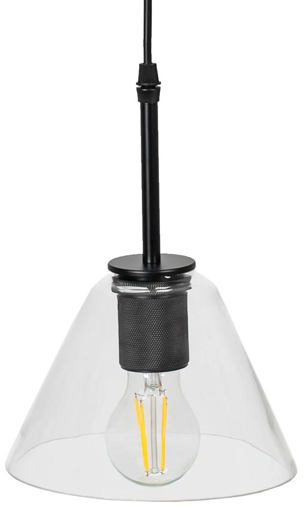 Toolight, závěsné svítidlo 1xE27 APP1178-1CP, černá, OSW-40014