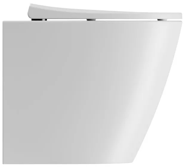 GSI MODO WC mísa stojící, Swirlflush, 37x52cm, spodní/zadní odpad, bílá dual-mat 981009