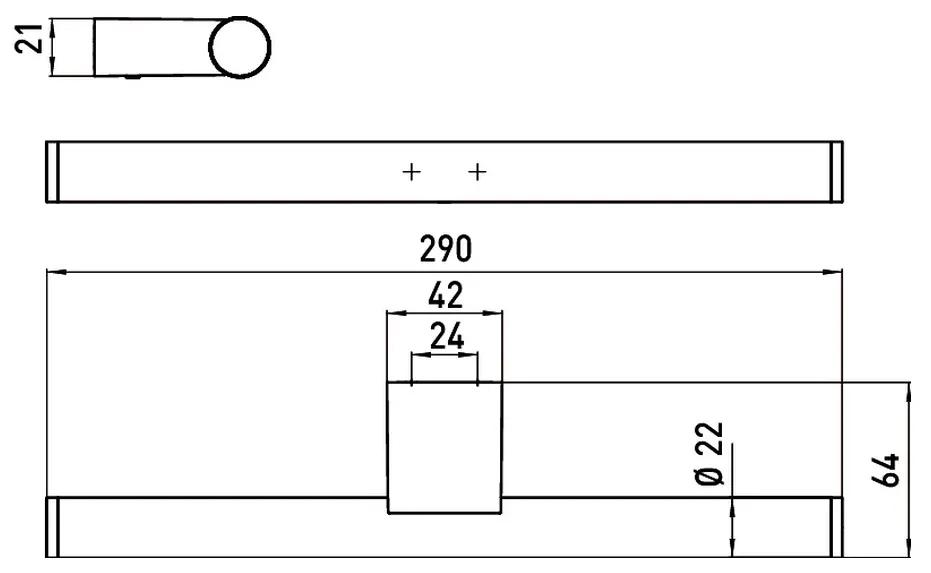 Emco System 2 - Dvojitý držák náhradního toaletního papíru, chrom 350500101