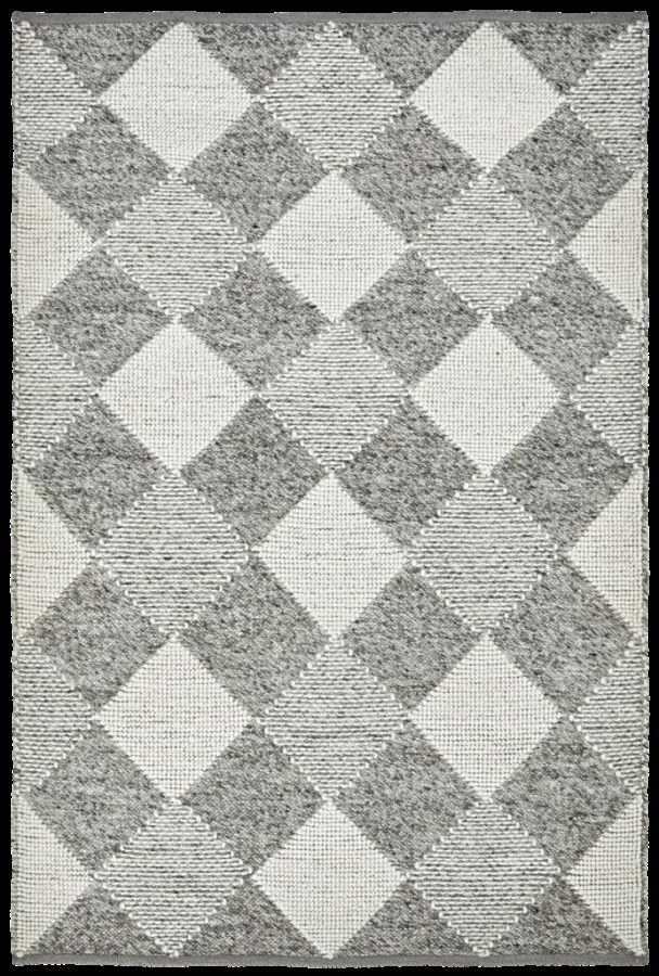 Hans Home | Ručně tkaný kusový koberec Hamilton 860 SILVER, šedá - 80x150