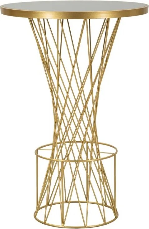Designový barový stůl Bartlett 70 cm zlatý