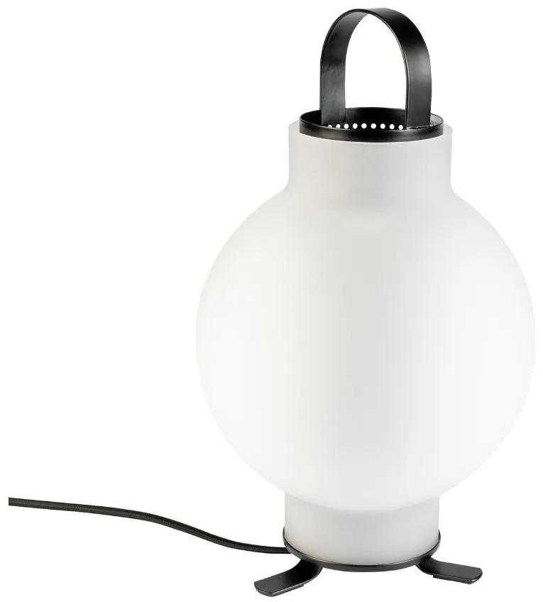 OnaDnes -20% Bílá skleněná stolní lampa ZUIVER NOMAD