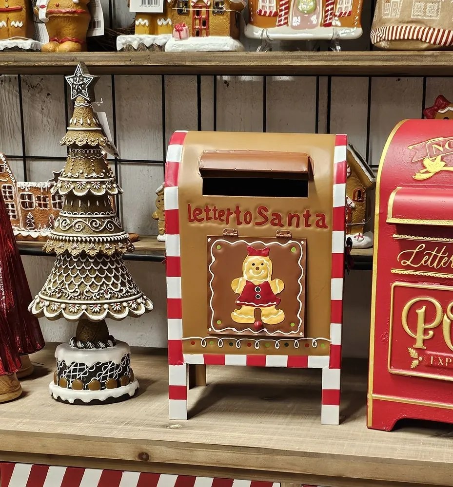 Dekorace vánoční perníkový stromek Gingerbread Tree - Ø 16*42 cm