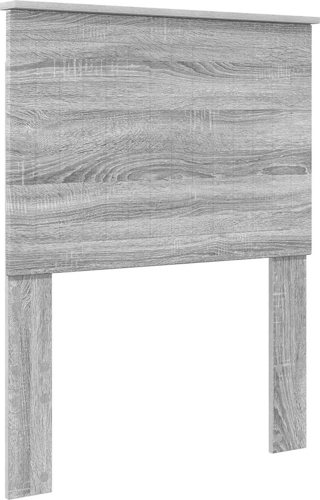 Postel s úložným prostorem se zásuvkou Šedá Sonoma 75 x 190 cm 3411262