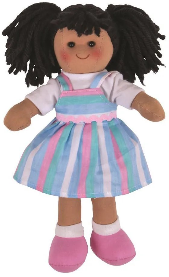 Bigjigs Toys Látková panenka Kira 28 cm