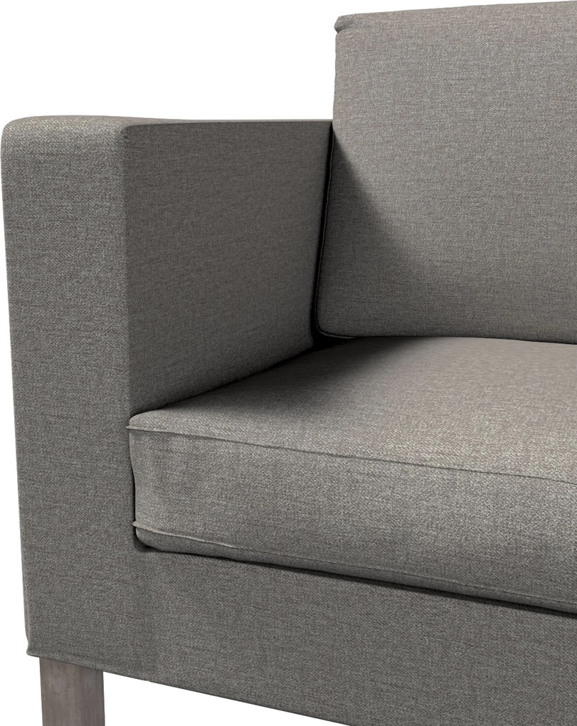 Potah na pohovku IKEA Karlanda rozkládací, krátký barva šedá látka pletený vzor