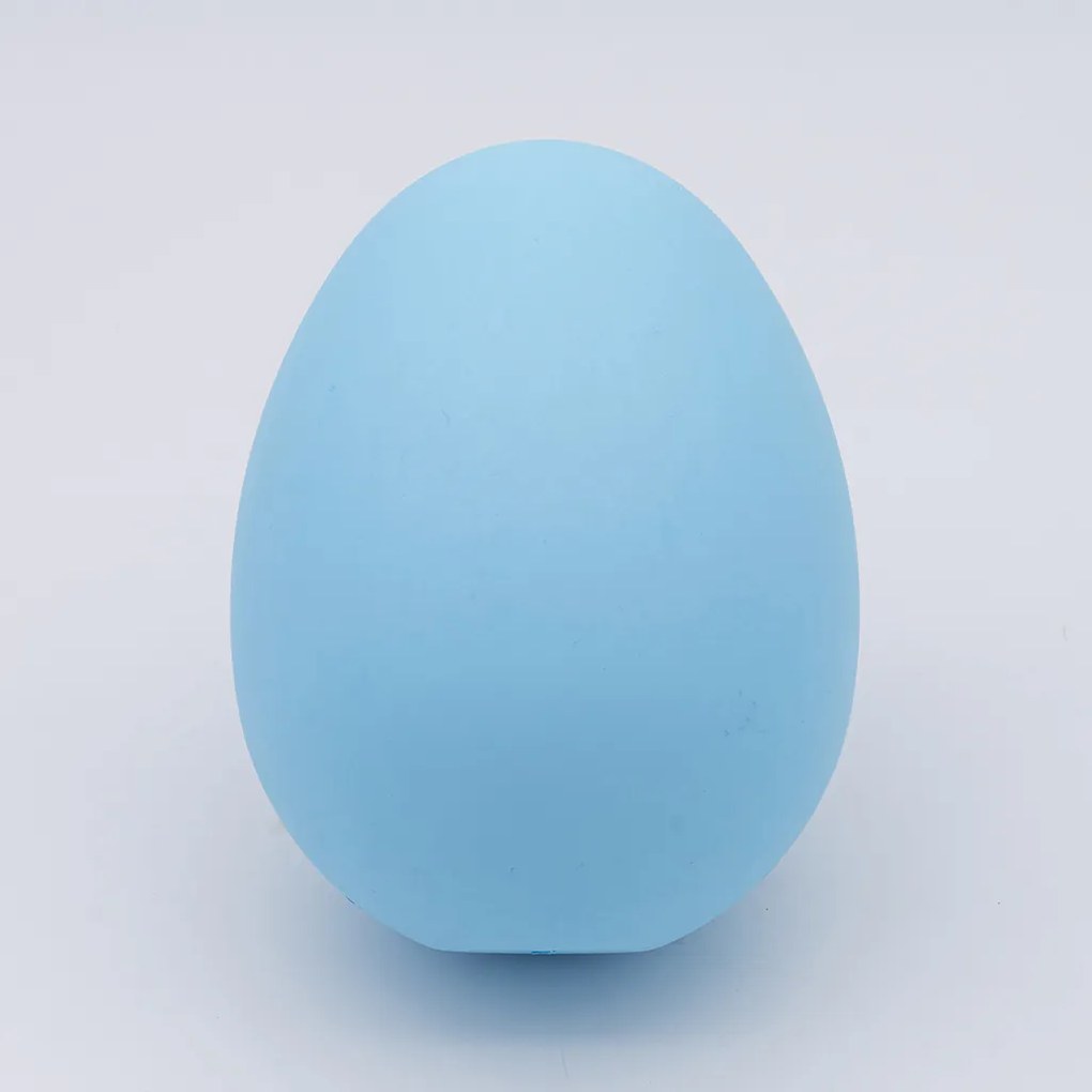 Velikonoční dekorace vajíčko, 20 cm, světle modré, plast, venkovní