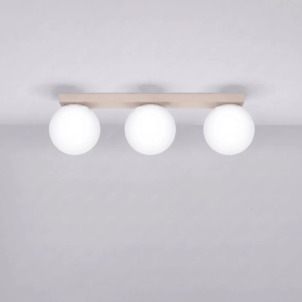 Sollux Lighting Stropní svítidlo YOLI 3 taupe