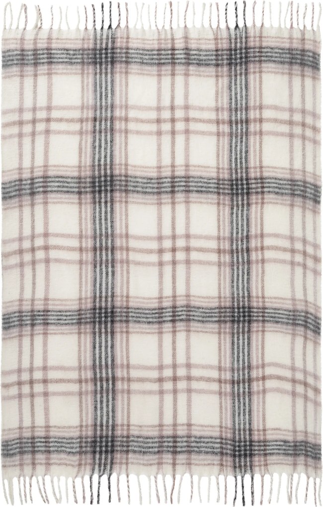 Livarno home Deka, 130 x 170 cm (světlá káro)