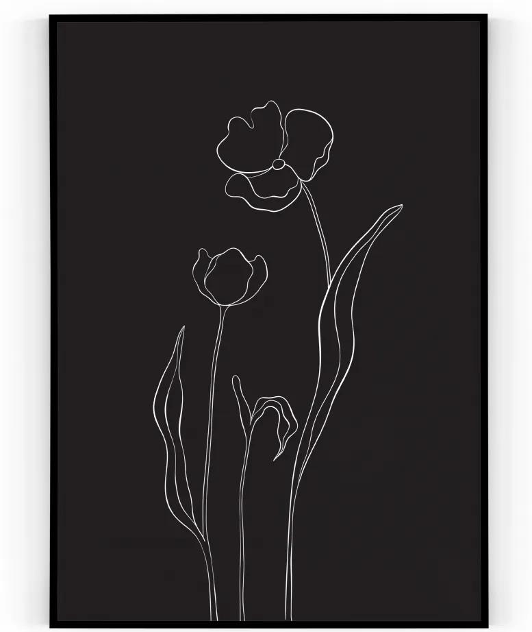 Obraz Květina 30 x 40 cm - napnuté plátno na dřevěném rámu