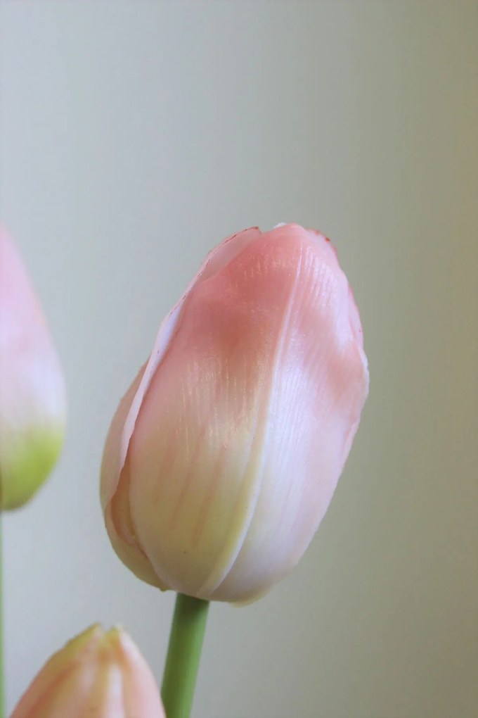 Růžová umělá kytice tulipánů 46 cm