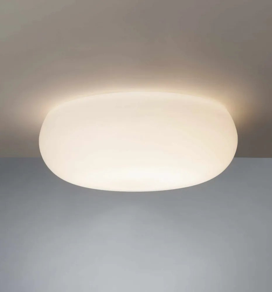 Lucis S0.K3.C35.M DALI2 Champignon, skleněné stropní svítidlo s neviditelným uchycením LED 11W 3000K, DALI průměr 35,5cm