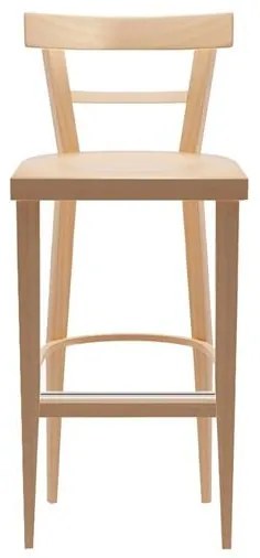 BILLIANI - Dřevěná barová židle CAFÉ 462