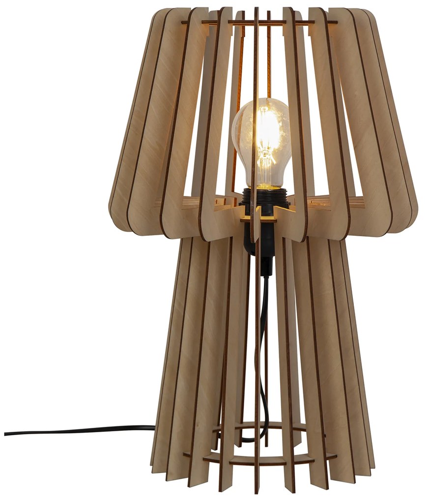 Nordlux Groa  , stolní lampa dřevo Varianta: černá