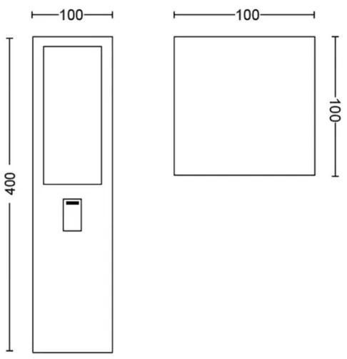 Philips 17431/30/P7 - LED RGB Venkovní lampa Hue IMPRESS LED/16W/230V IP44