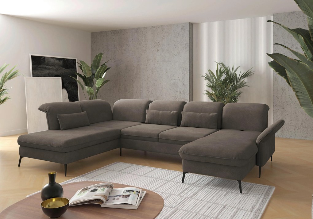 XXXLutz SEDACÍ SOUPRAVA, textil, jílová barva Sit & More - Sedací soupravy - 00014401183D