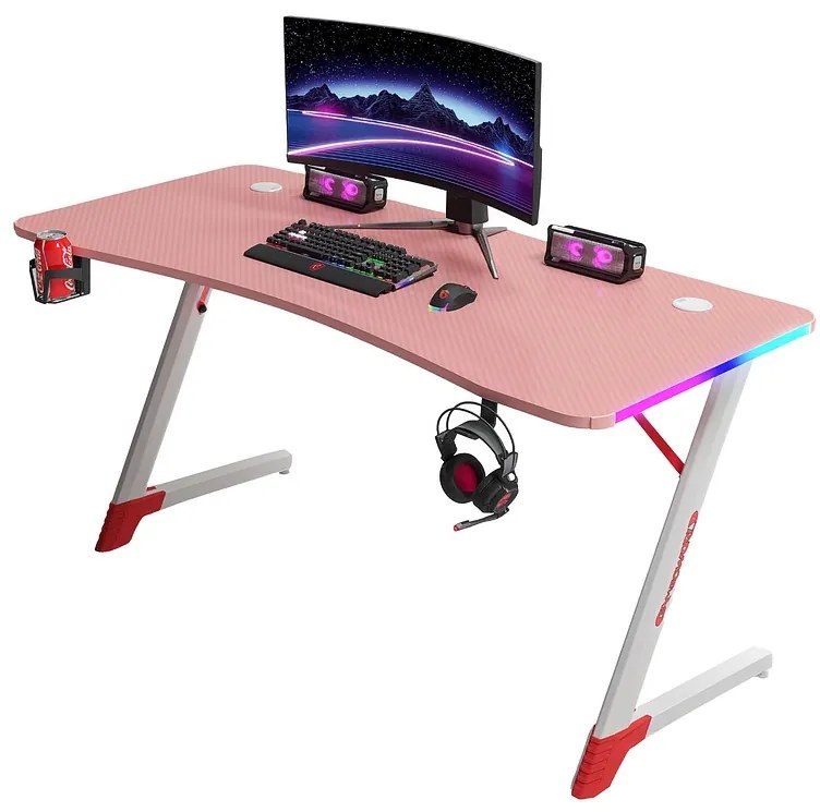 Herní stůl BG01 růžový 120 cm
