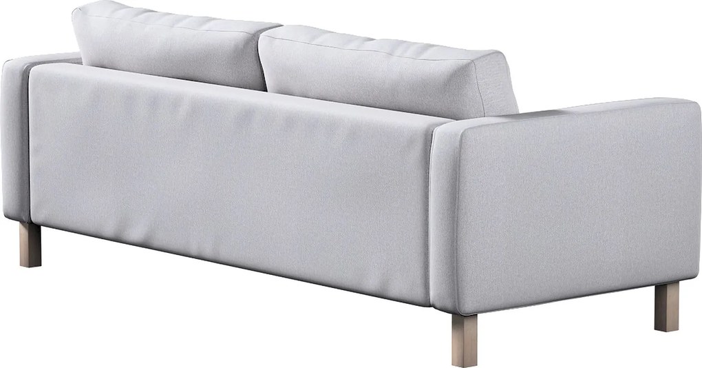 Potah na pohovku IKEA Karlstad 3-místná, nerozkládací, krátký barva šedá látka pletený vzor